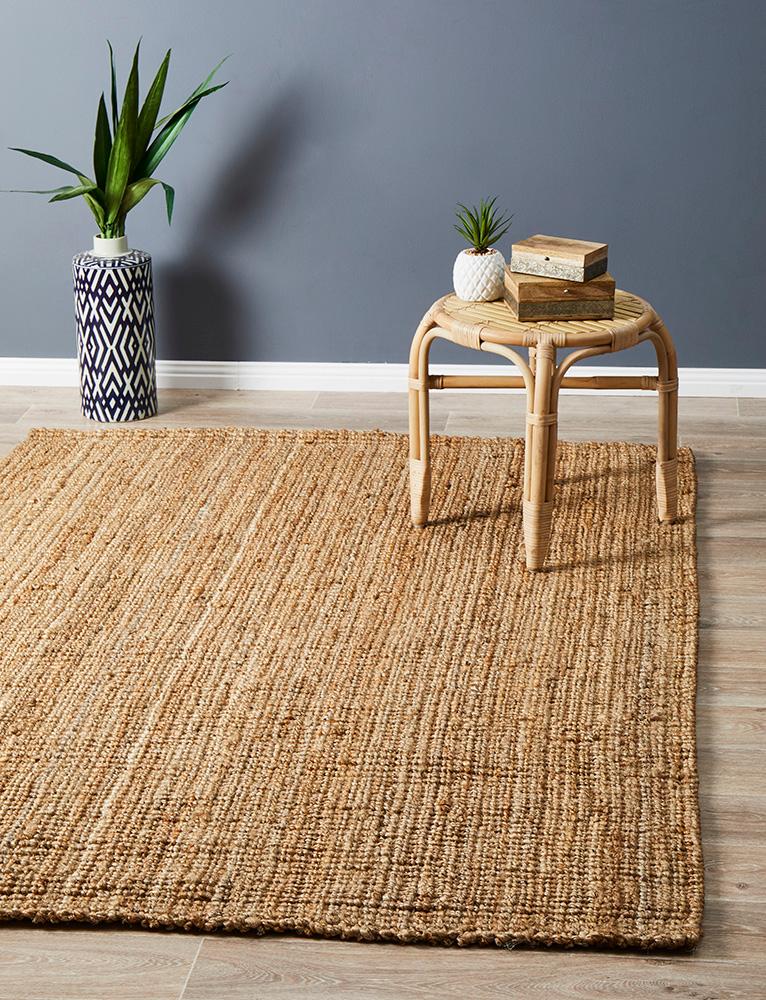 Create a Coastal Chic Look with Chunky Natural Fibre Rug