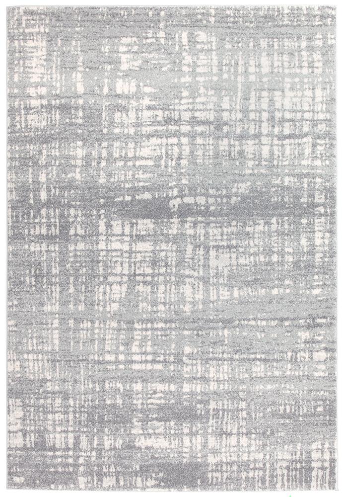 Abstract Rug | Colour Silver Grey | Carpet Capers