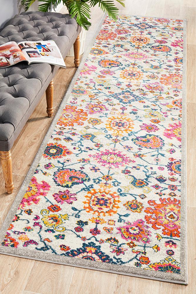 Visual Rug | Carpet Capers | Geometric And Floral Motifs