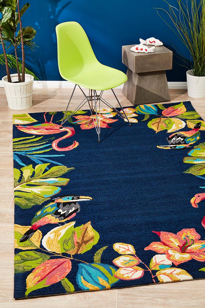 Tropical Garden Rug | Carpet Capers | Stunning Outdoor Rug