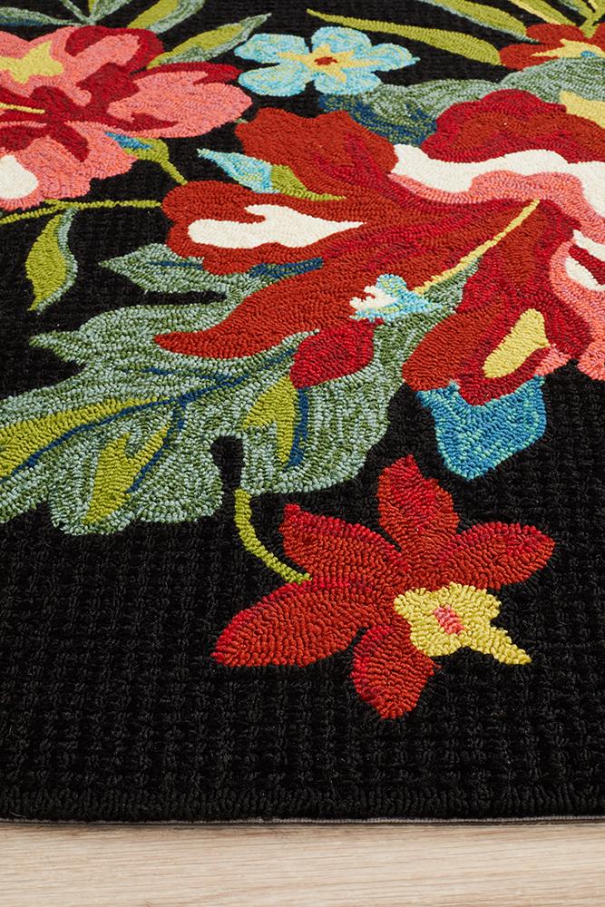 Bouquet Rug | Carpet Capers | vibrant Colours | Water-Resistant