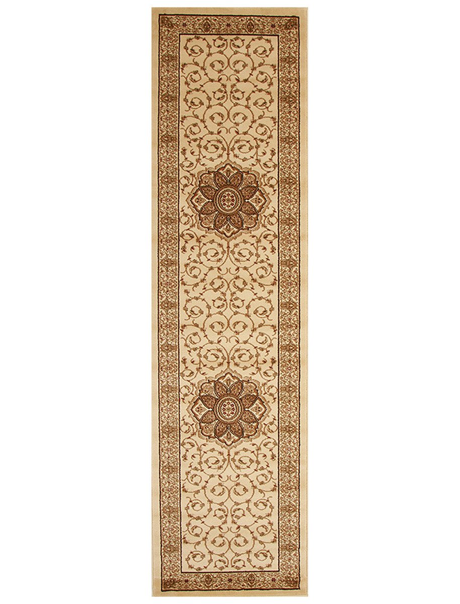 Classic Pattern Ivory Floor Rug | Carpet Capers