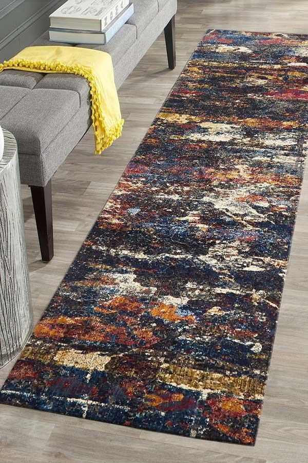 Splash Midnight Rug | Carpet Capers | Awash with colour