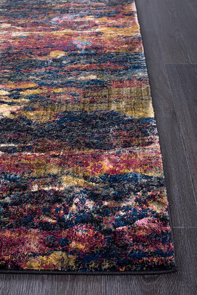 Splash Midnight Rug | Carpet Capers | Awash with colour