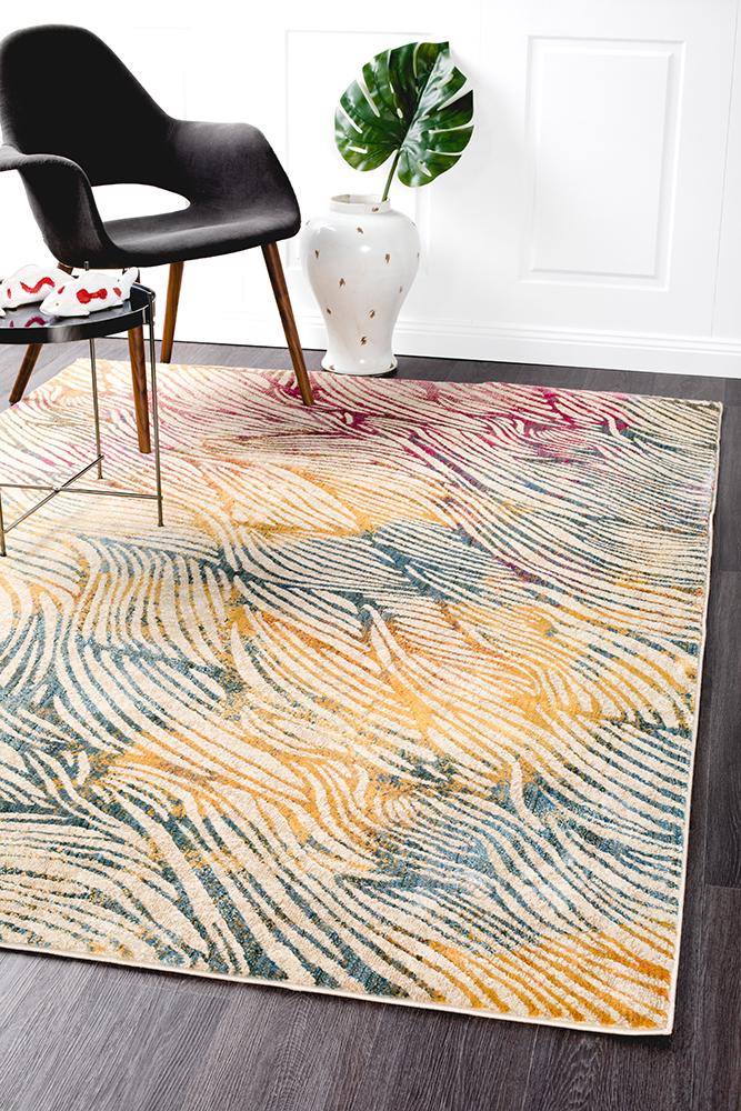 Breeze Design Rug | Carpet Capers | Rich Colours | 10mm Pile