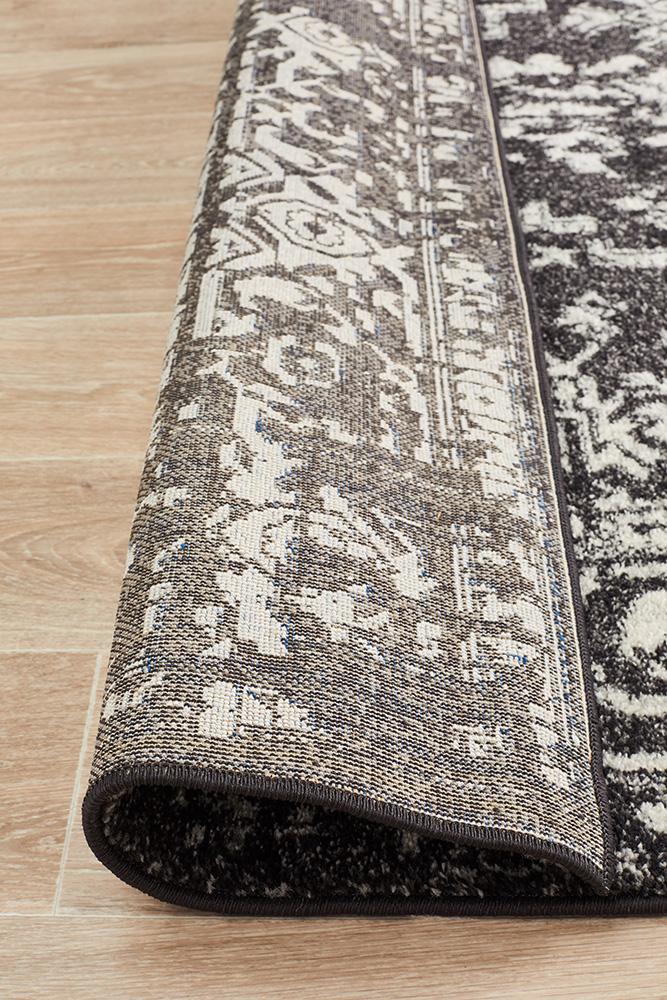 Faded Style Charcoal Rug | Carpet Capers | Long-Lasting Pile