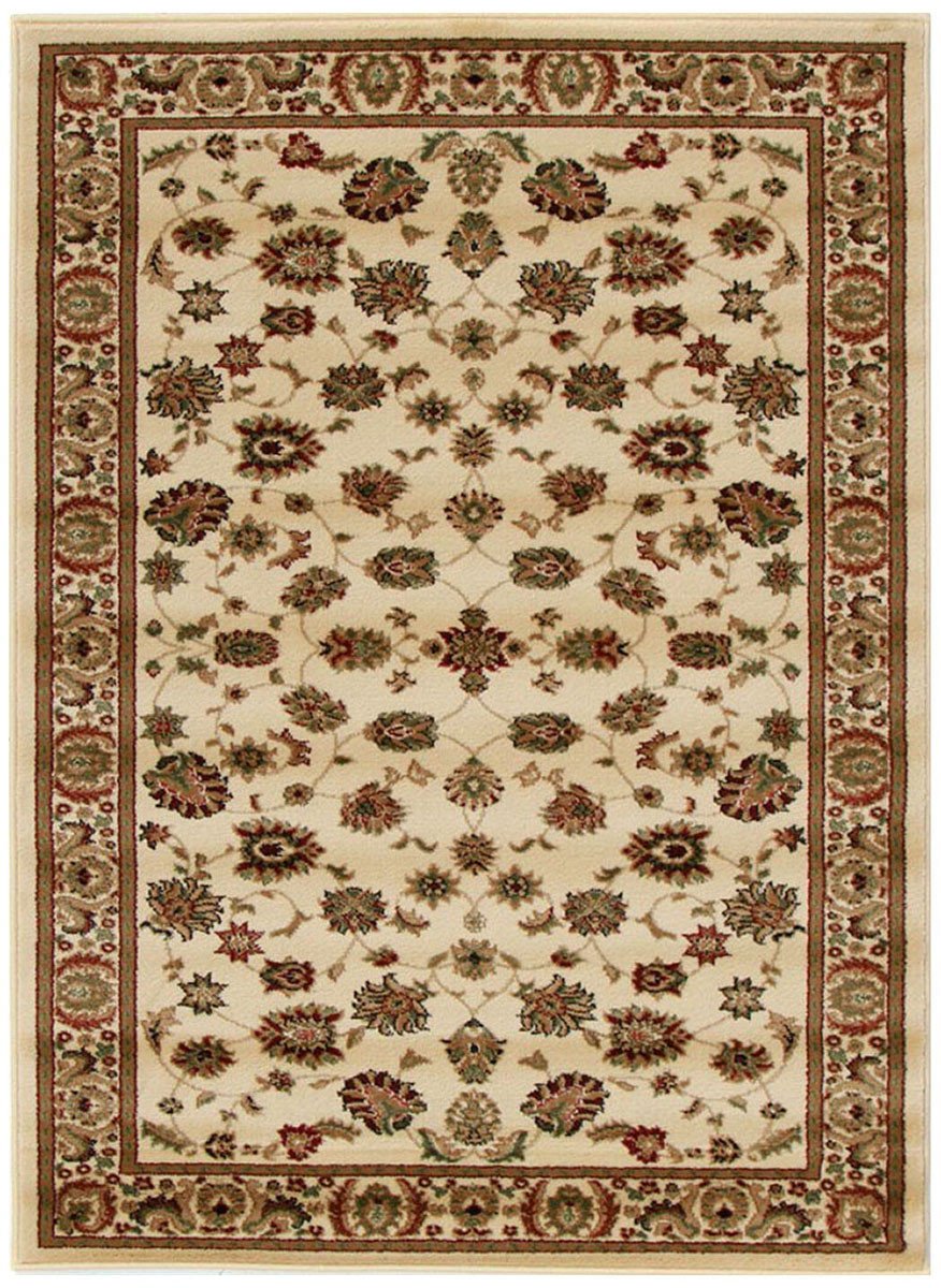 Rug | Floral Traditional Pattern | Carpet Capers | Ivory Base