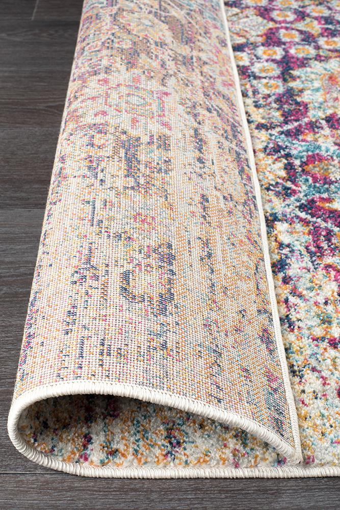 Faded Texture Flower Rug | Carpet Capers | Vivid Colours