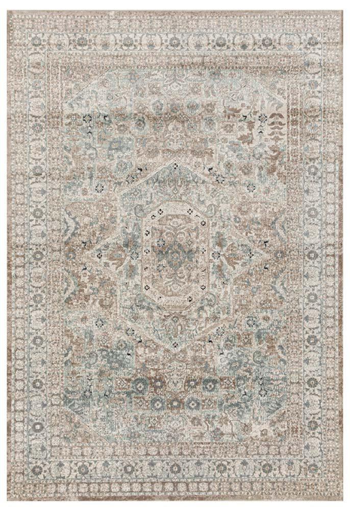 Elegant Traditional Beige Living Room Rug | Carpet Capers