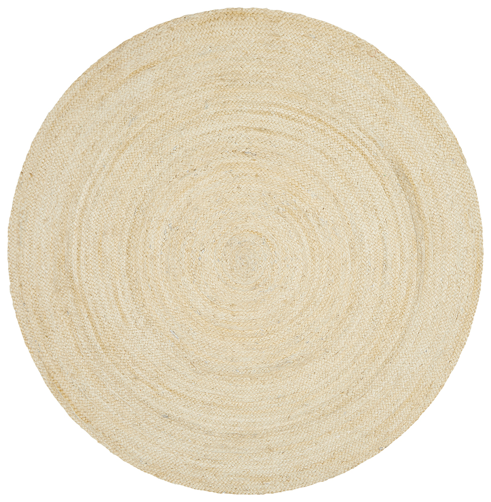 Round Jute Natural Rug: A Unique and Captivating Design
