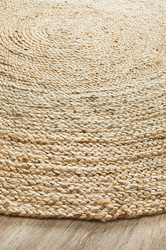 Round Natural Fibre Rug | Carpet Capers | Hand Woven