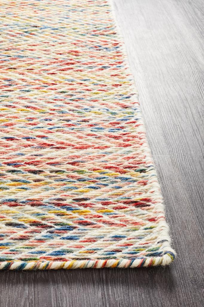 Herringbone | Flatweave | Multi Rug | Carpet Capers