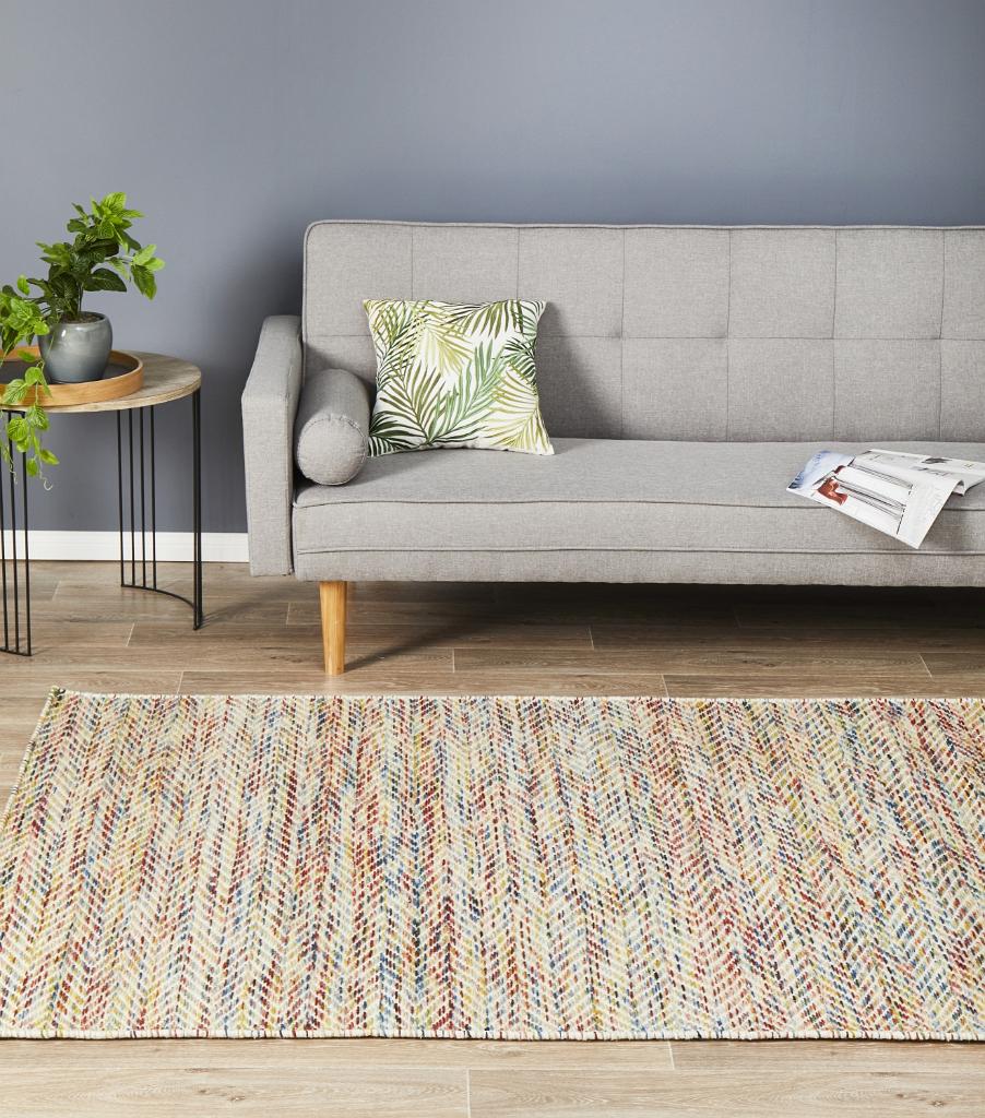 Herringbone | Flatweave | Multi Rug | Carpet Capers