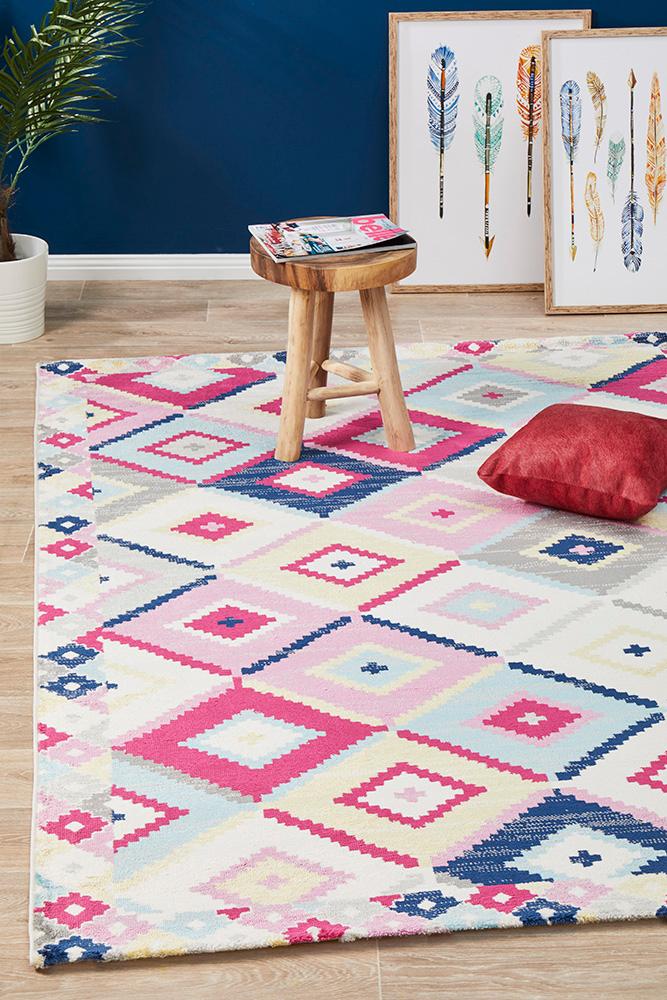 Vivid Modern Style Rug | Carpet Capers | Vibrant Colours