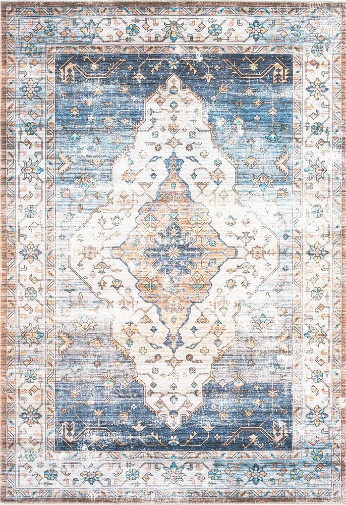 Shaded Blue Centre Rug | Lasting Beauty | Free Shipping