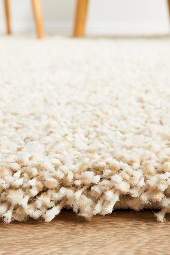 Cream Shag Pile Rug | Soft Pile | Free Shipping | Carpet Capers
