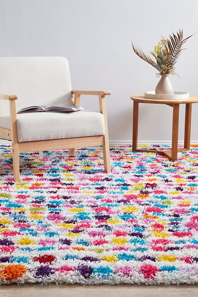 Polka Dot Shag Rug | Carpet Capers | Ultra-Soft And Durable